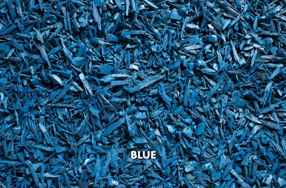 Coloured Rubber Bark – Durable, 100% Wire‑Free Mulch